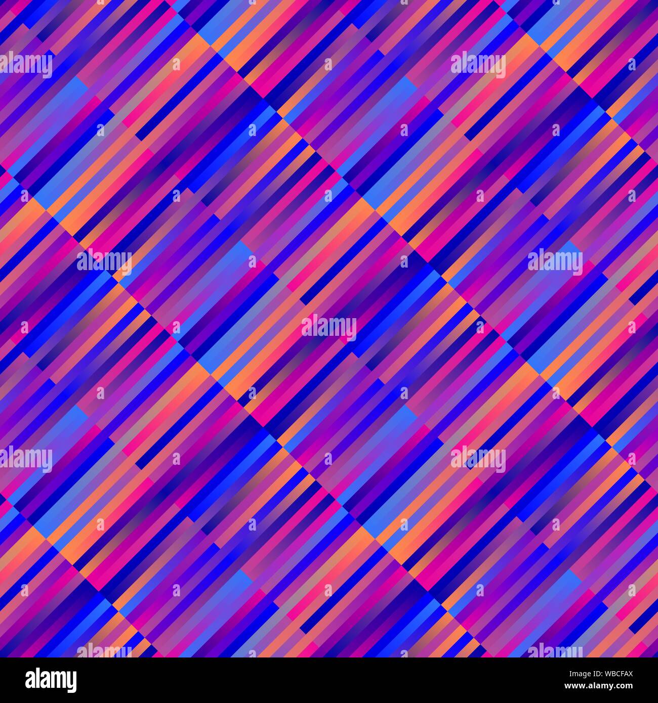 Seamless Gradient Stripe Pattern Background Abstract Vector Design With Diagonal Stripes Stock