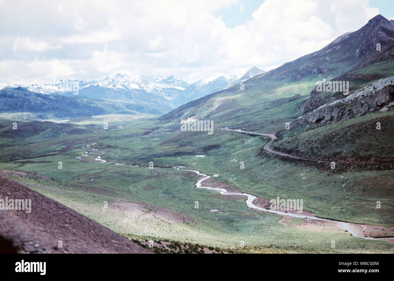 Kurz vor Galera in den Anden in Peru, 1960er Jahre. Near Galera in the ...