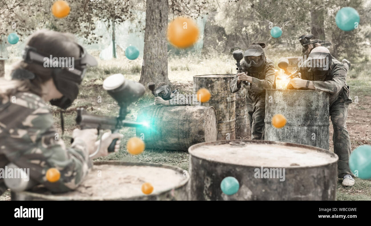 Two active opposing teams hi-res stock photography and images - Alamy
