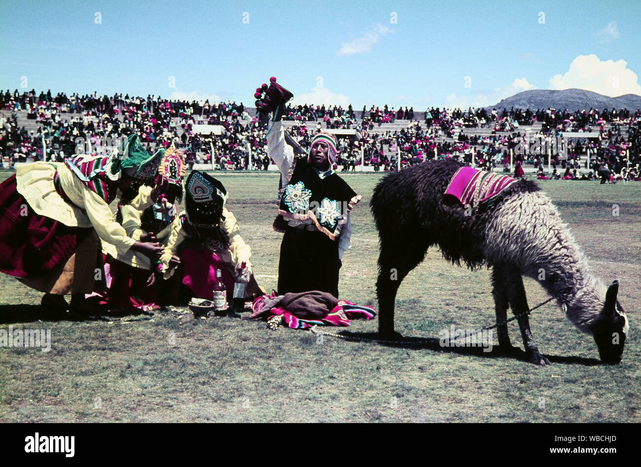 Karneval und Fiesta in Puno am südlichen Titicacasee, Peru 1960er Jahre ...