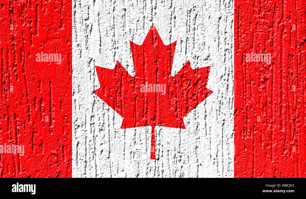 Canada cracked flag hi-res stock photography and images - Alamy