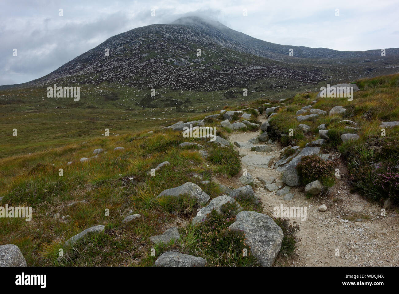 The path to Goatfell Mountain, Isle of Arran, Scotland, United Kingdom ...