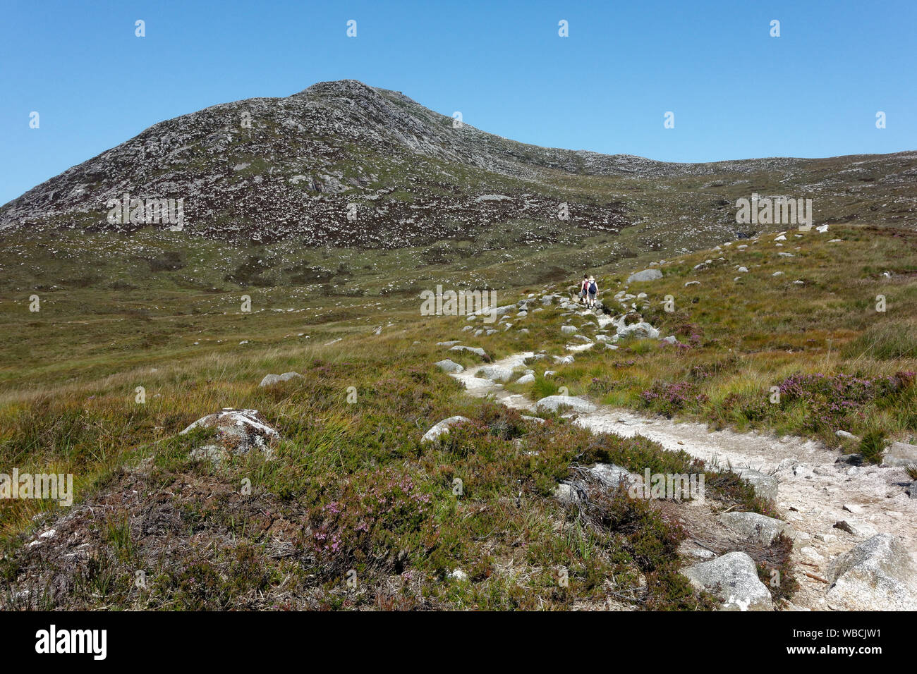 The path to Goatfell Mountain, Isle of Arran, Scotland, United Kingdom ...