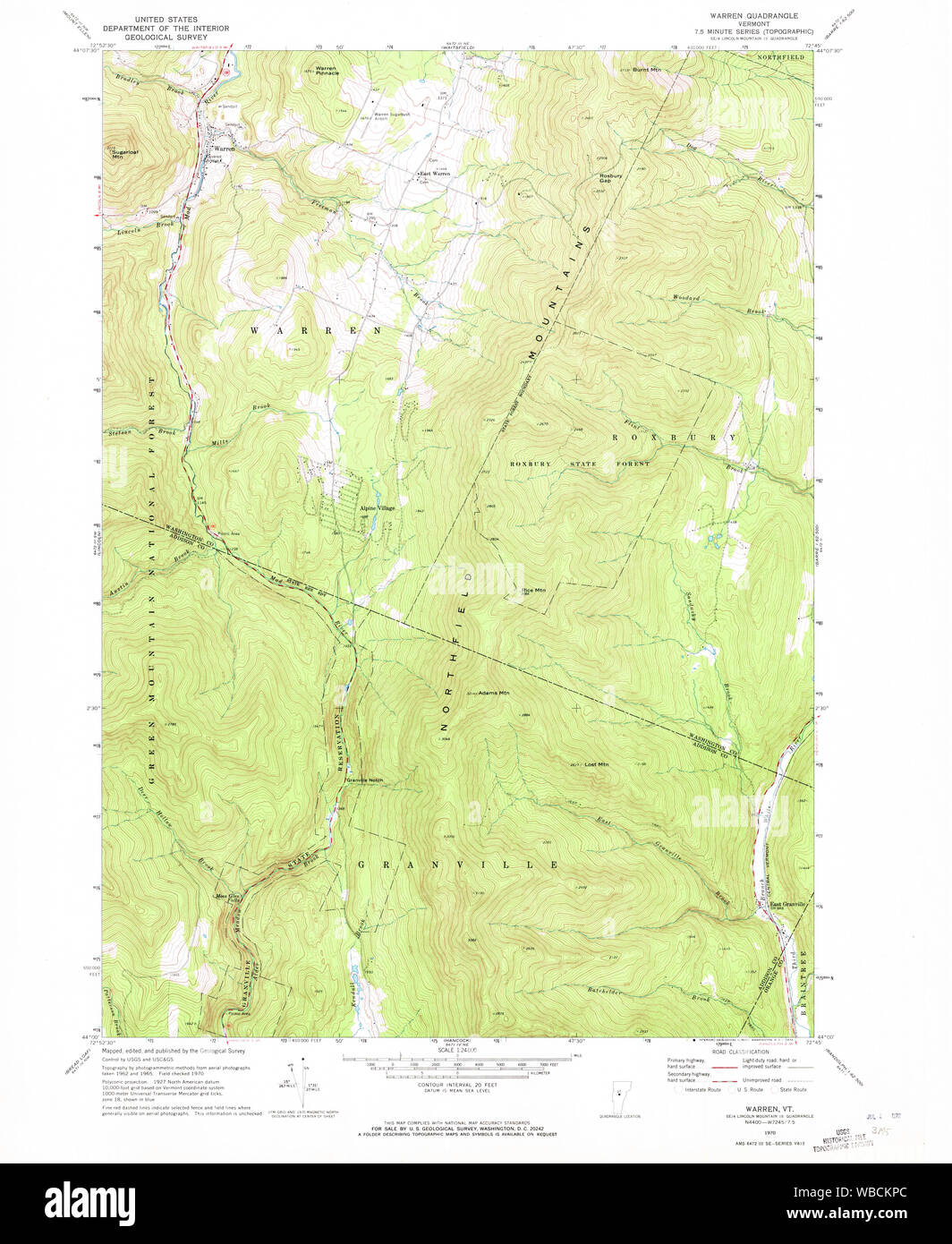 Warren vermont Cut Out Stock Images & Pictures - Alamy