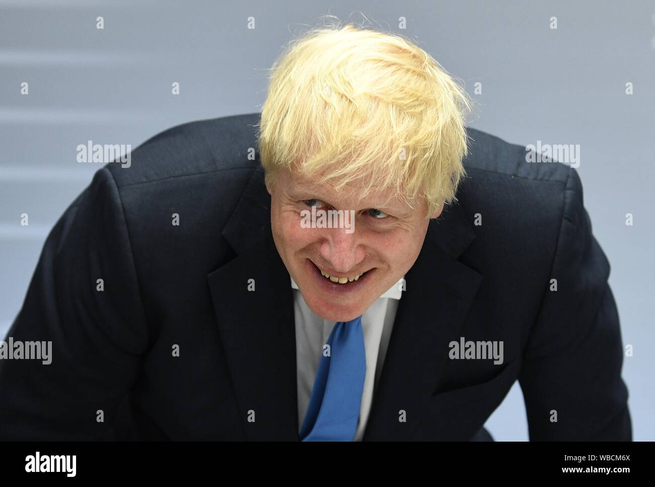 Prime Minister Boris Johnson during his meeting with Japanese Prime ...