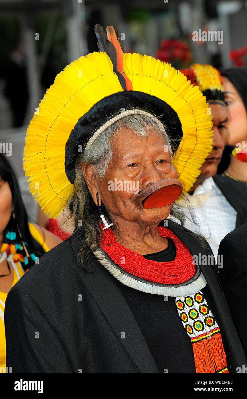 Raoni attends the 72nd Cannes Film Festival 2019 Stock Photo - Alamy