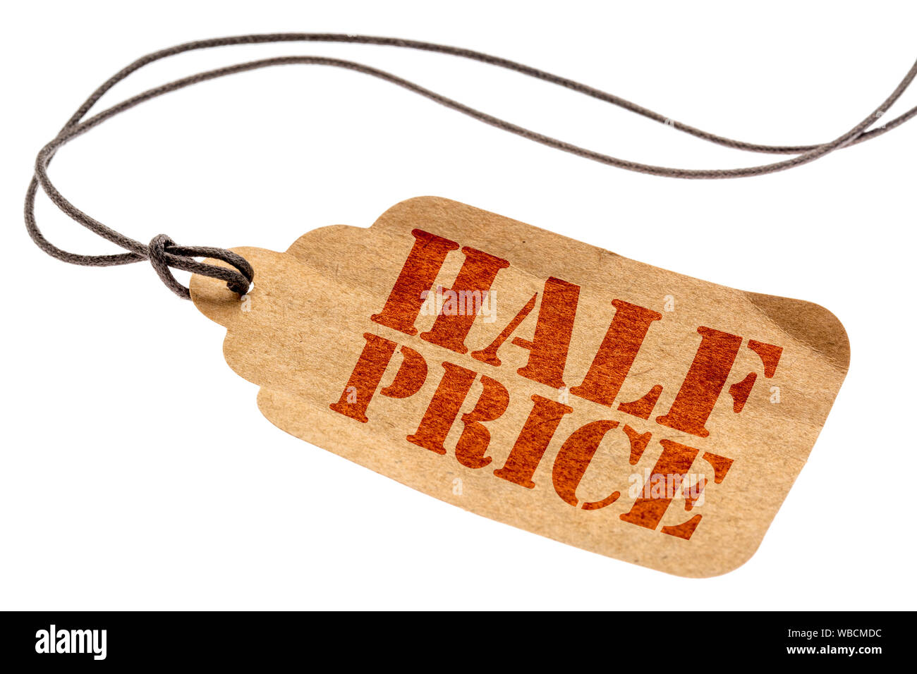 Half price sign hi-res stock photography and images - Alamy