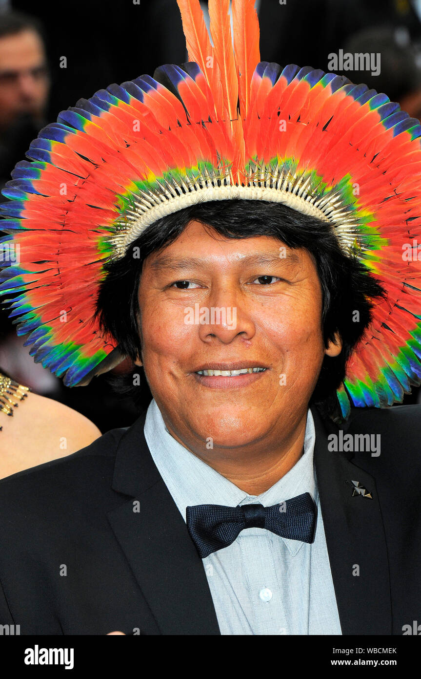 Raoni attends the 72nd Cannes Film Festival 2019 Stock Photo - Alamy