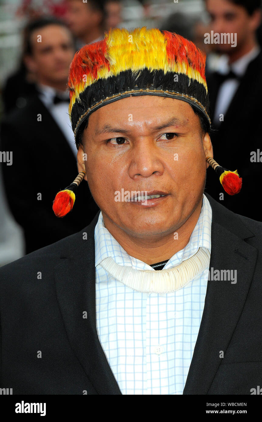 Raoni attends the 72nd Cannes Film Festival 2019 Stock Photo - Alamy