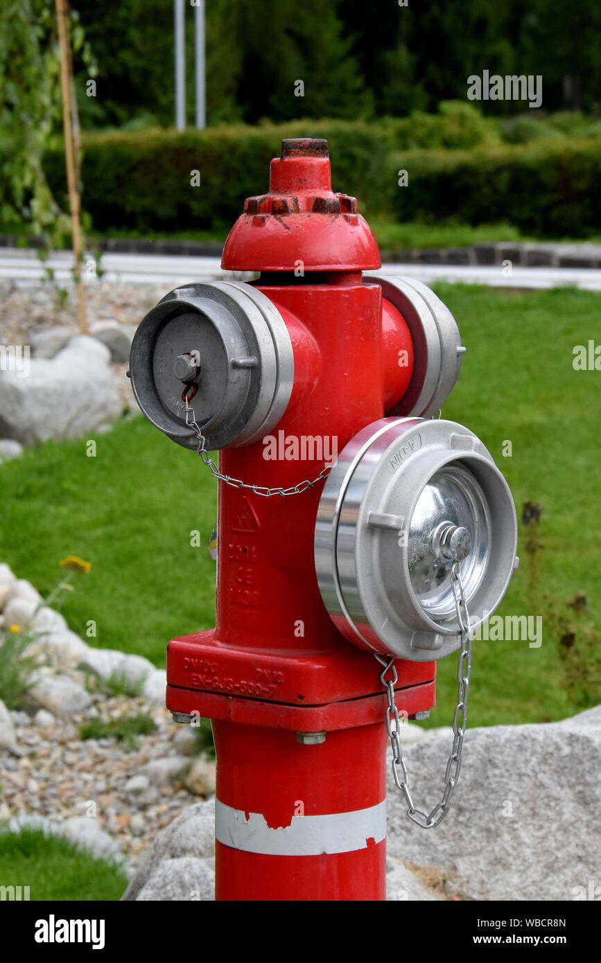 Fire hydrant in the city, Slovak Republic, 2019. (CTK Photo/Rostislav ...