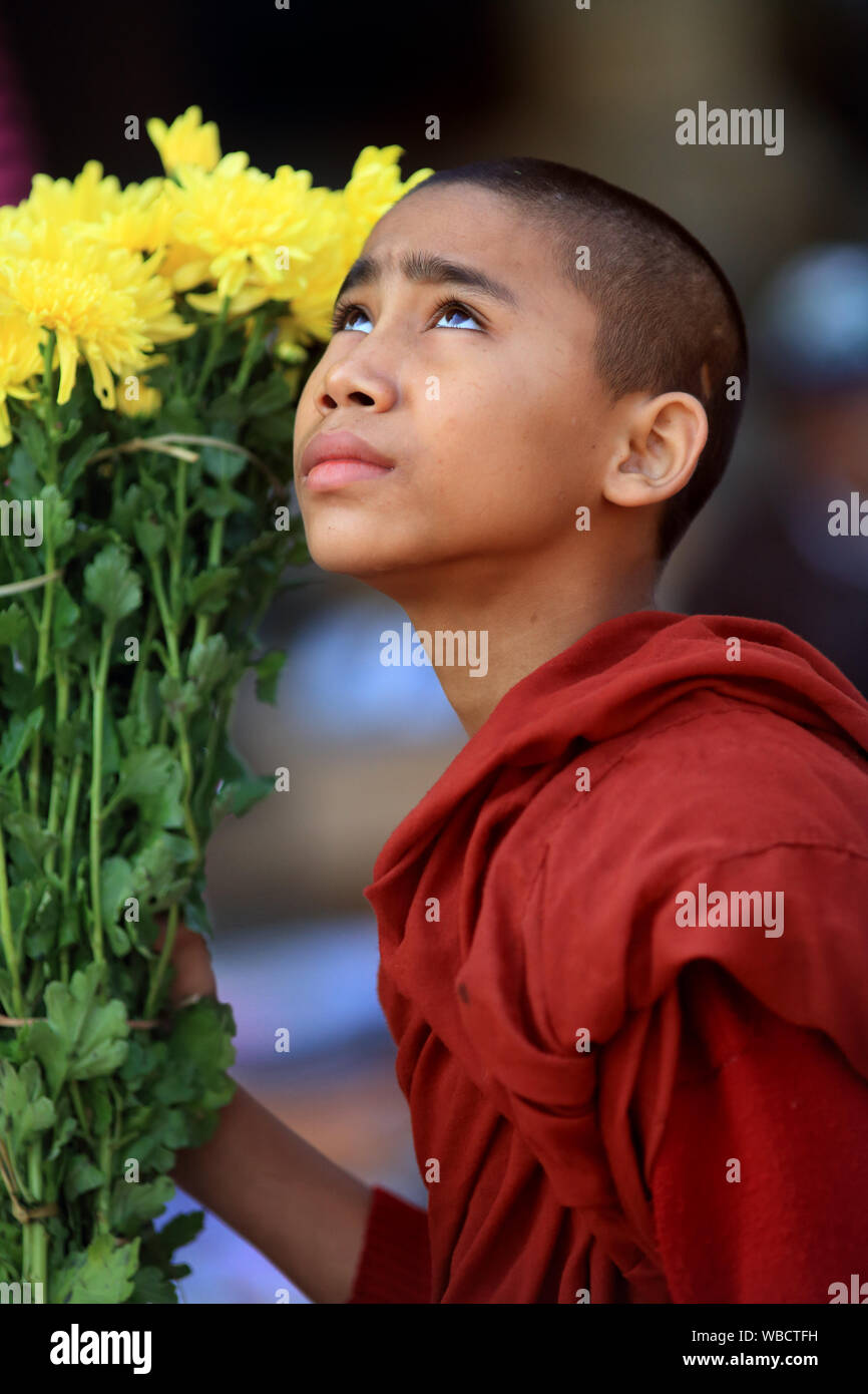 Buddhist monk initiation ceremony in hi-res stock photography and ...