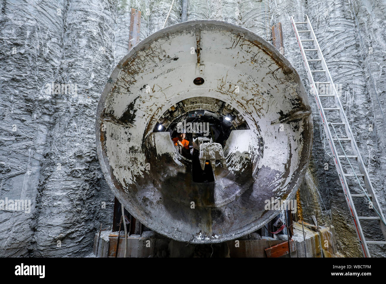 Tunnel boring machine hi-res stock photography and images - Alamy
