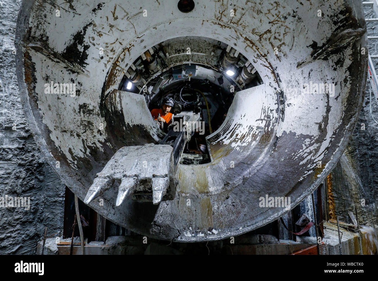Tunnel boring machine hi-res stock photography and images - Alamy