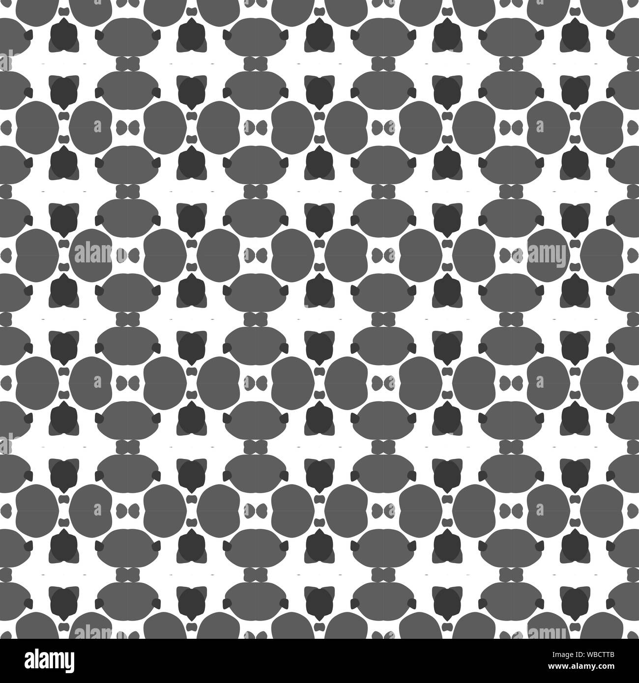 Seamless simple black & white B&W abstract geometry pattern ...
