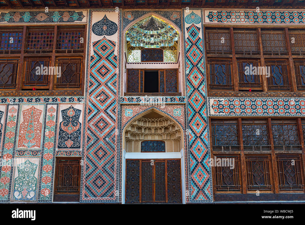 Ancient Palace of Shaki Khans in Azerbaijan. Built in 18th century ...