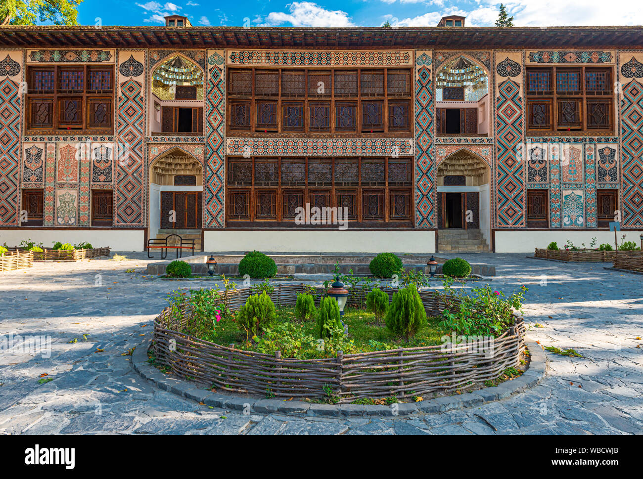 Ancient Palace of Shaki Khans in Azerbaijan. Built in 18th century ...