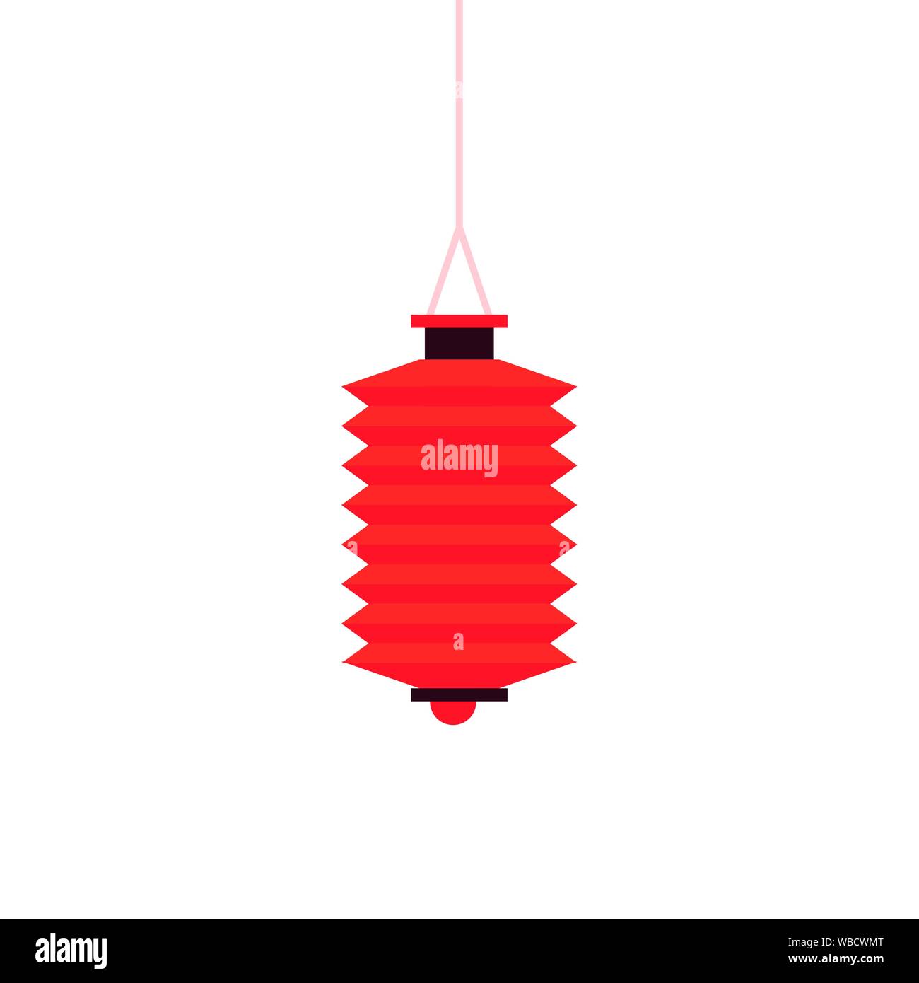 oriental chinese lantern decoration cartoon Stock Vector Image & Art ...