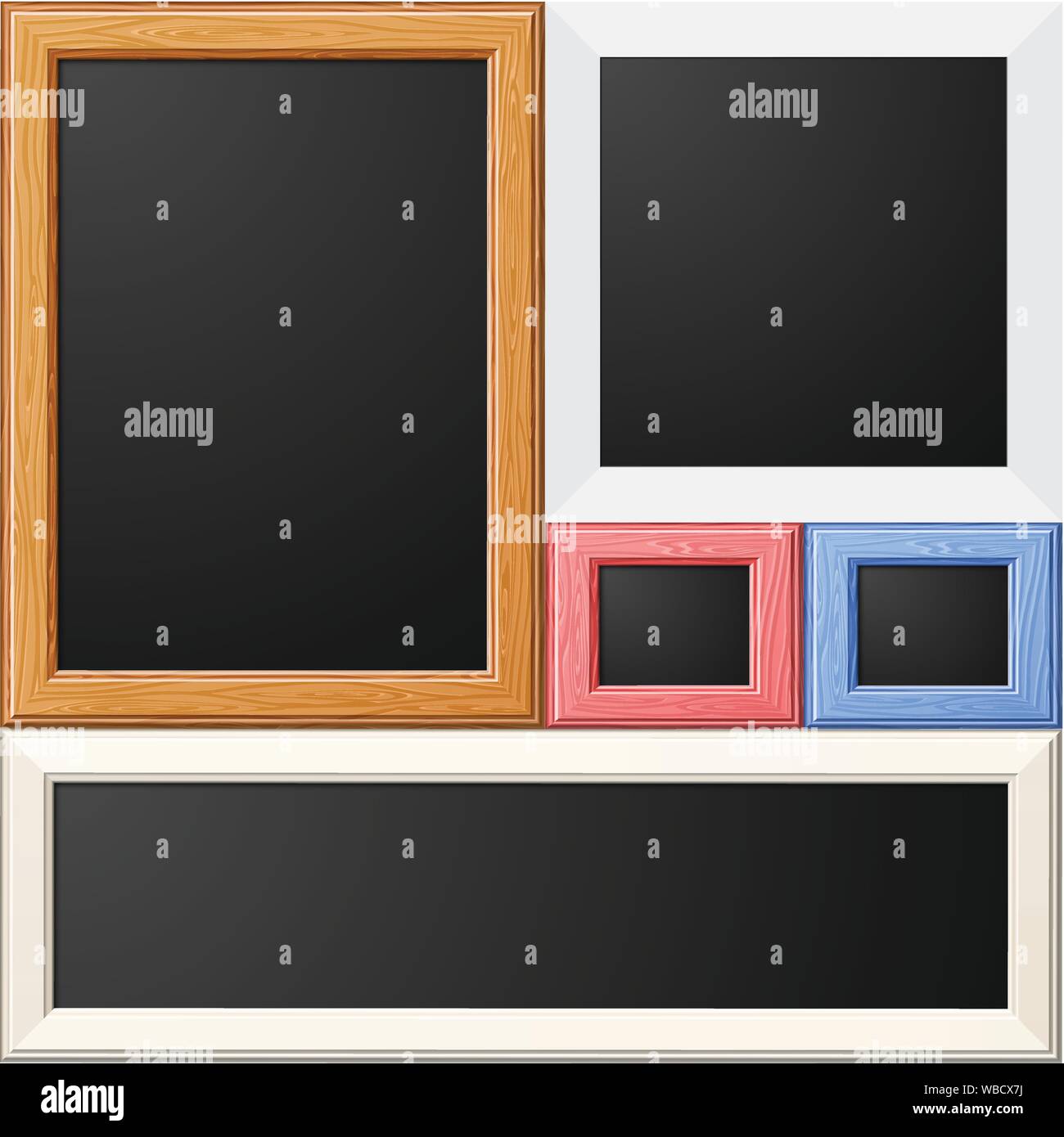 Set photo frame shadow Stock Vector Images - Alamy