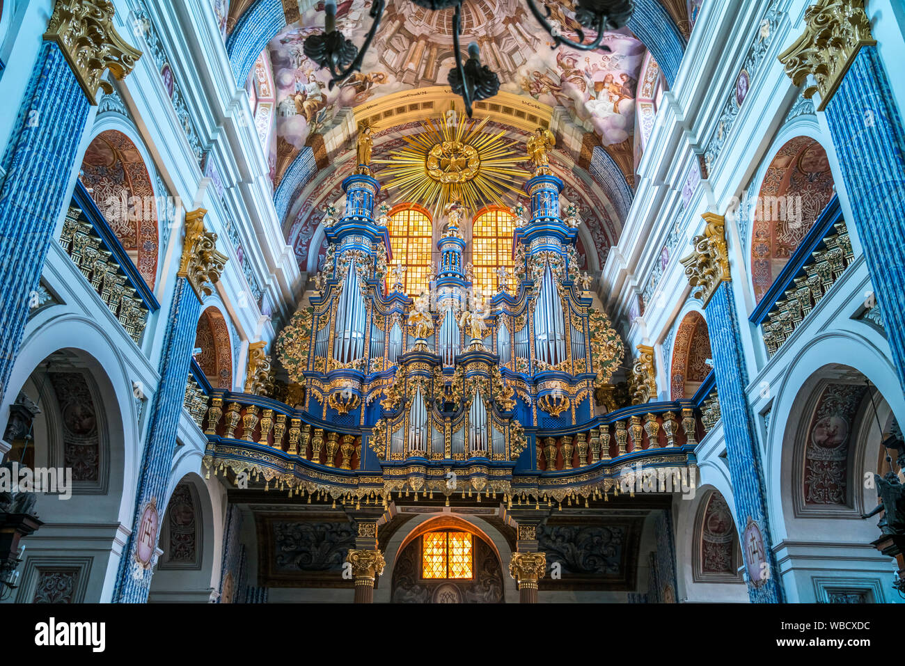 Kirchenorgel der Wallfahrtskirche Heilige Linde / Swieta Lipka, Ermland ...