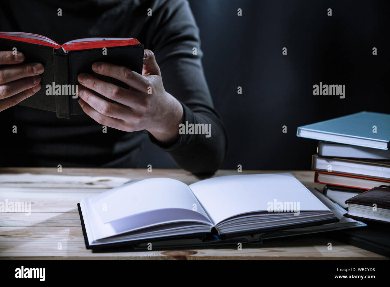 Education concept with copy space Stock Photo - Alamy