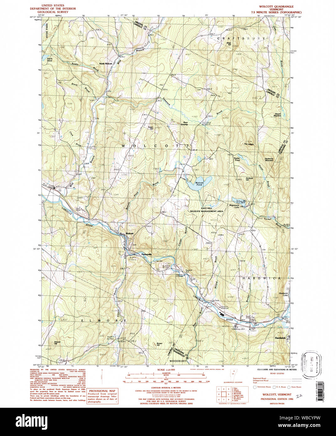 Wolcott map Cut Out Stock Images & Pictures - Alamy