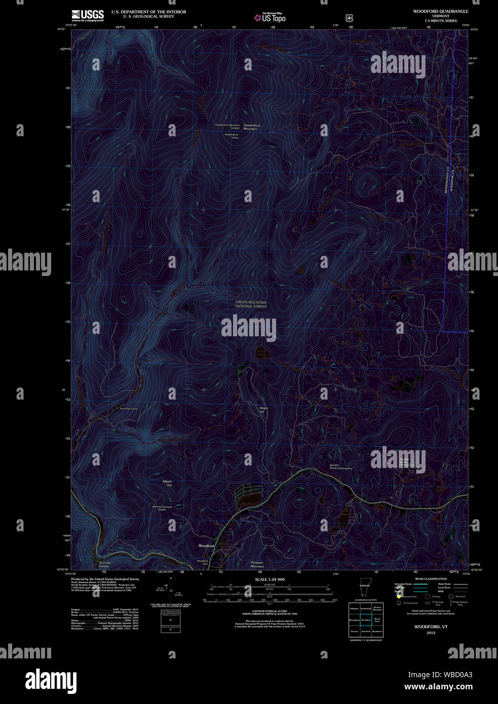 Woodford map hi-res stock photography and images - Alamy