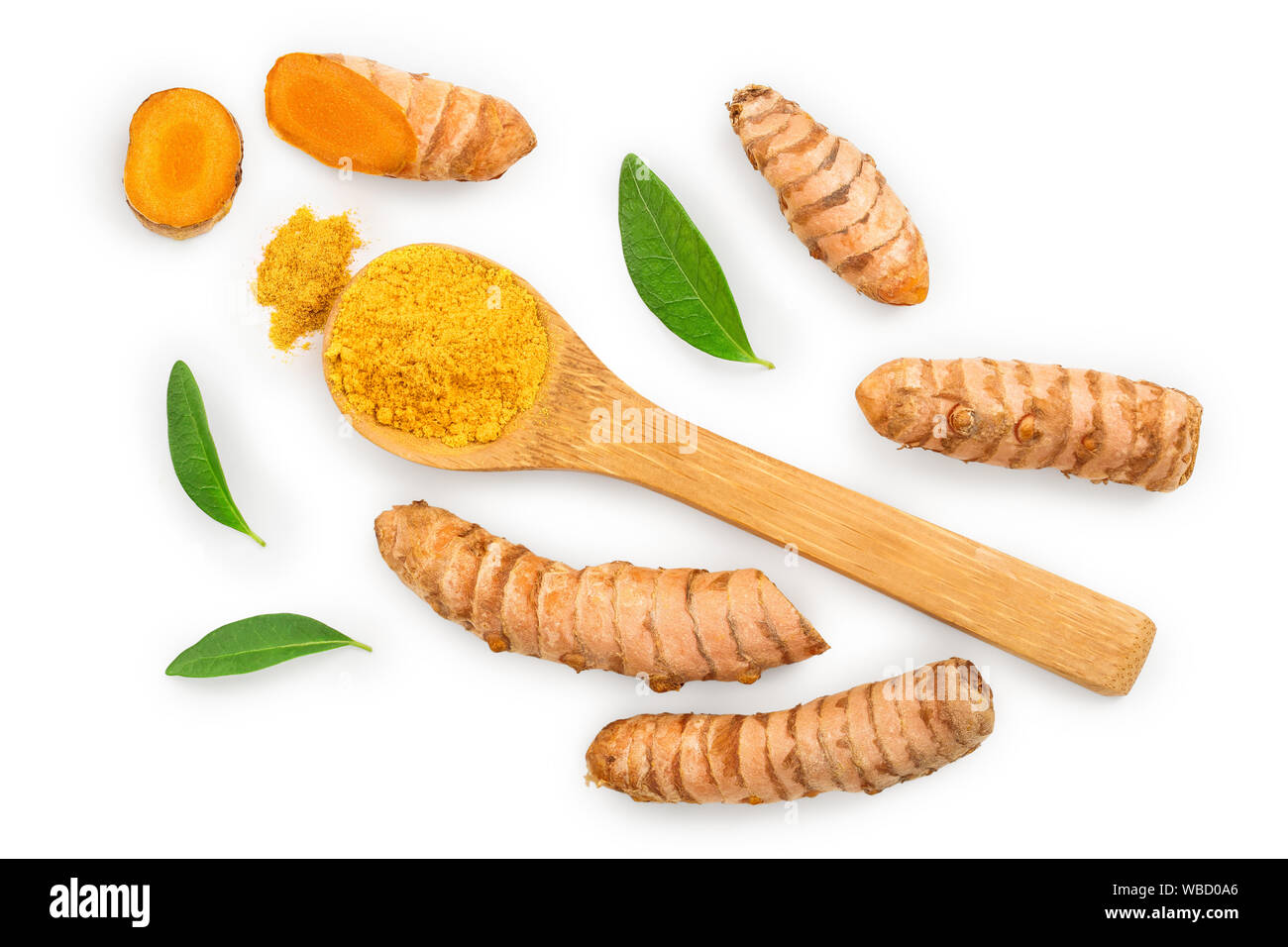 Top view spoon ginger powder hi-res stock photography and images - Alamy