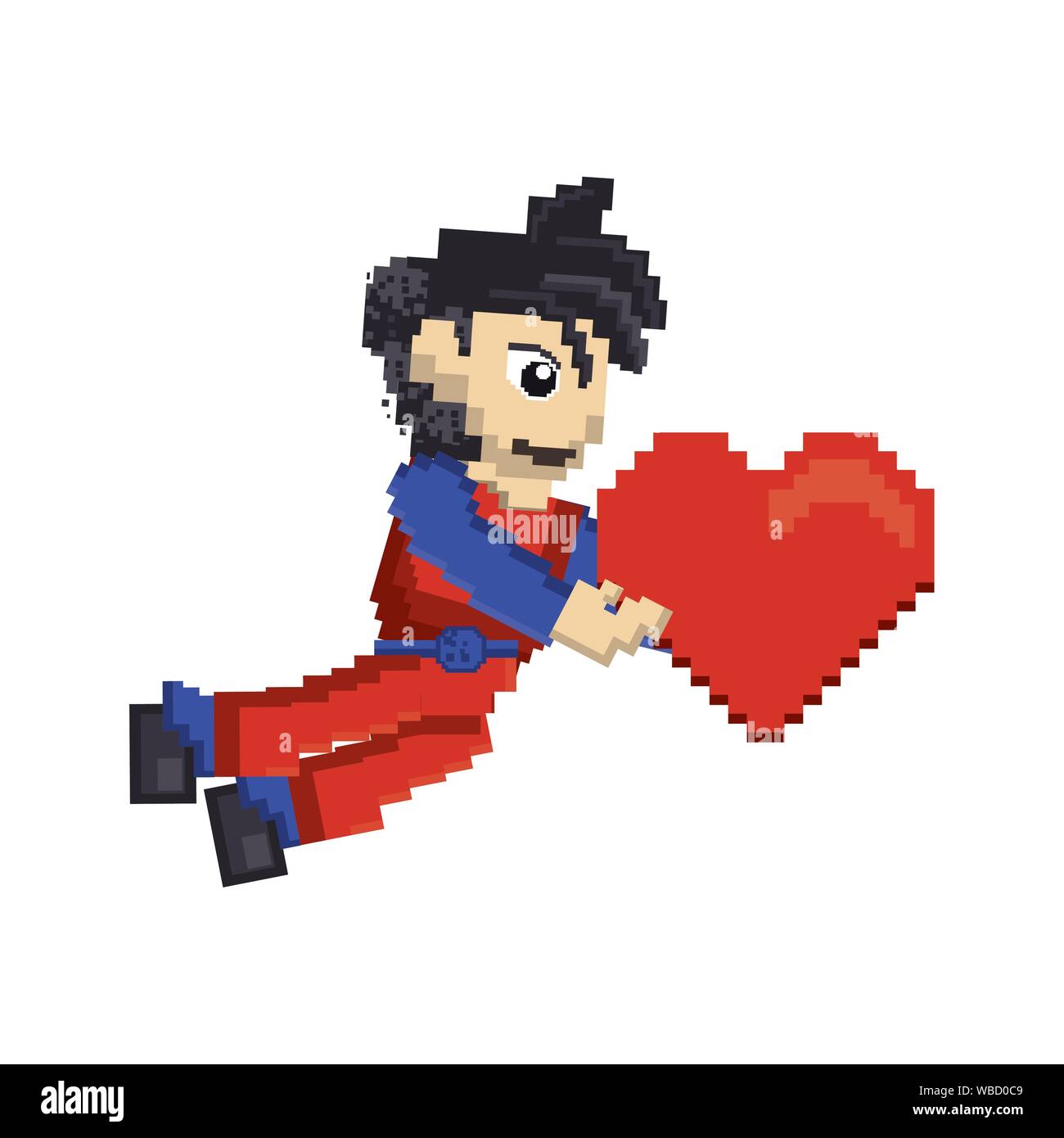 videogame pixelated retro art cartoon Stock Vector Image & Art - Alamy