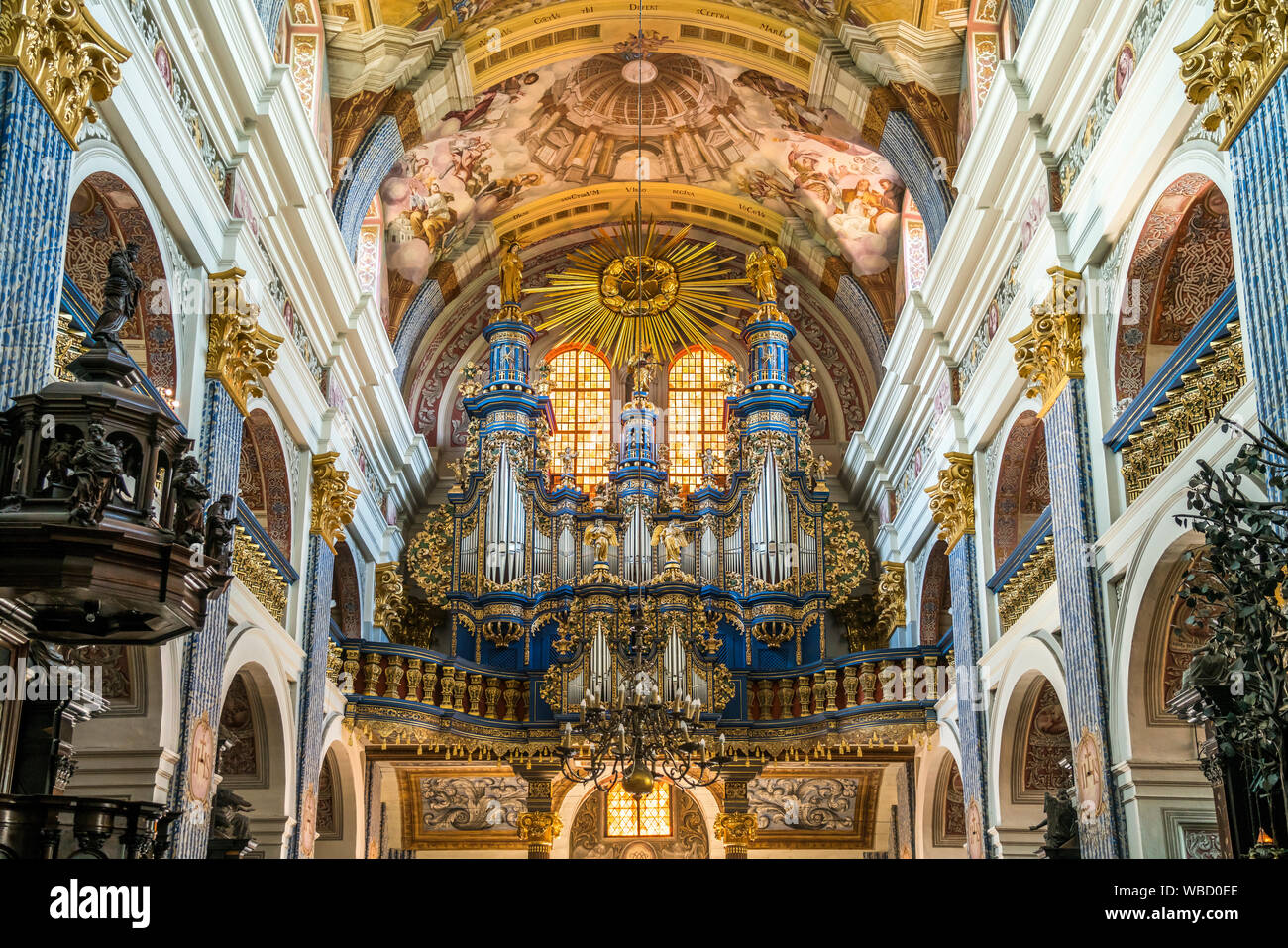 Kirchenorgel der Wallfahrtskirche Heilige Linde / Swieta Lipka, Ermland-Masuren, Polen, Europa ...
