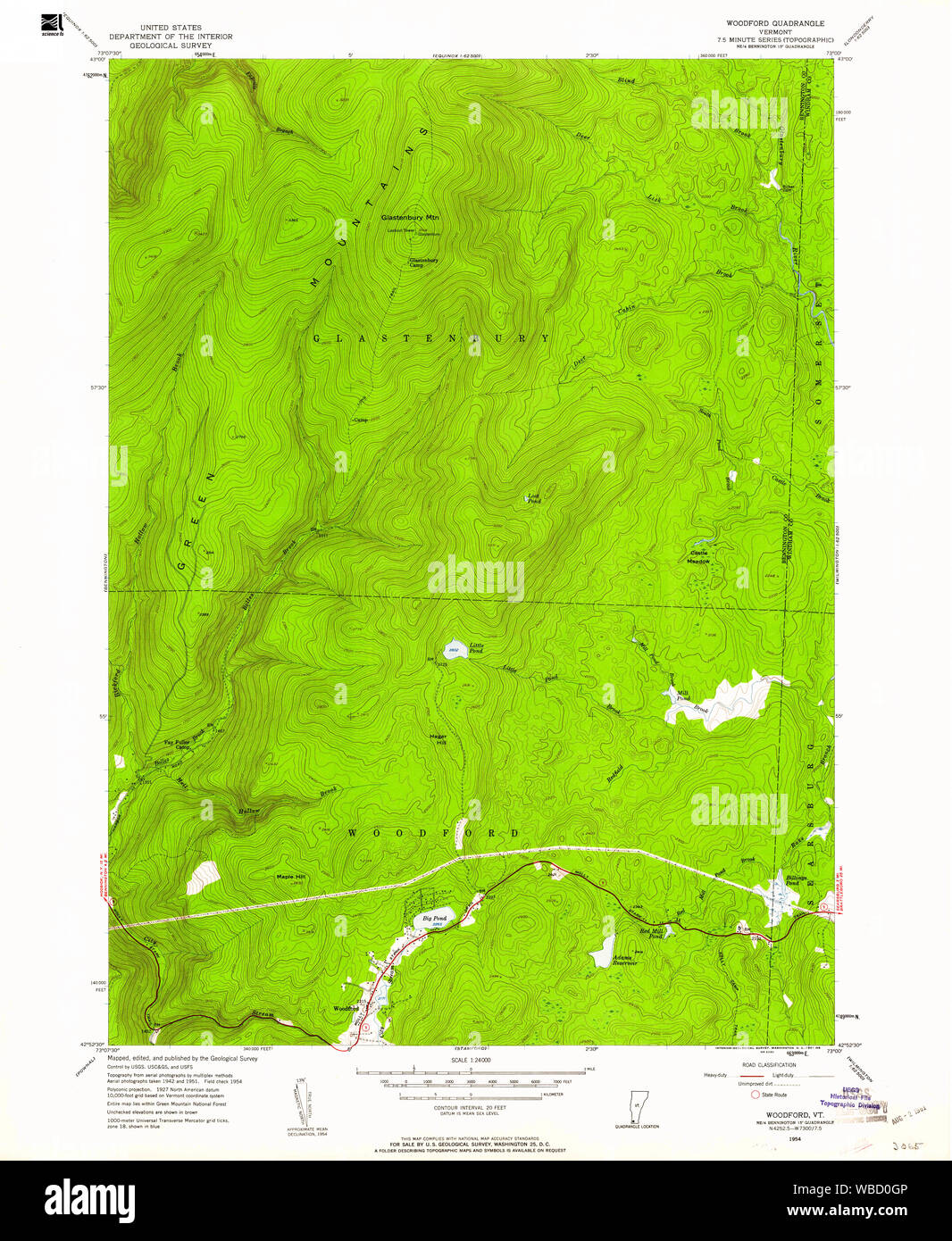 Woodford map hi-res stock photography and images - Alamy
