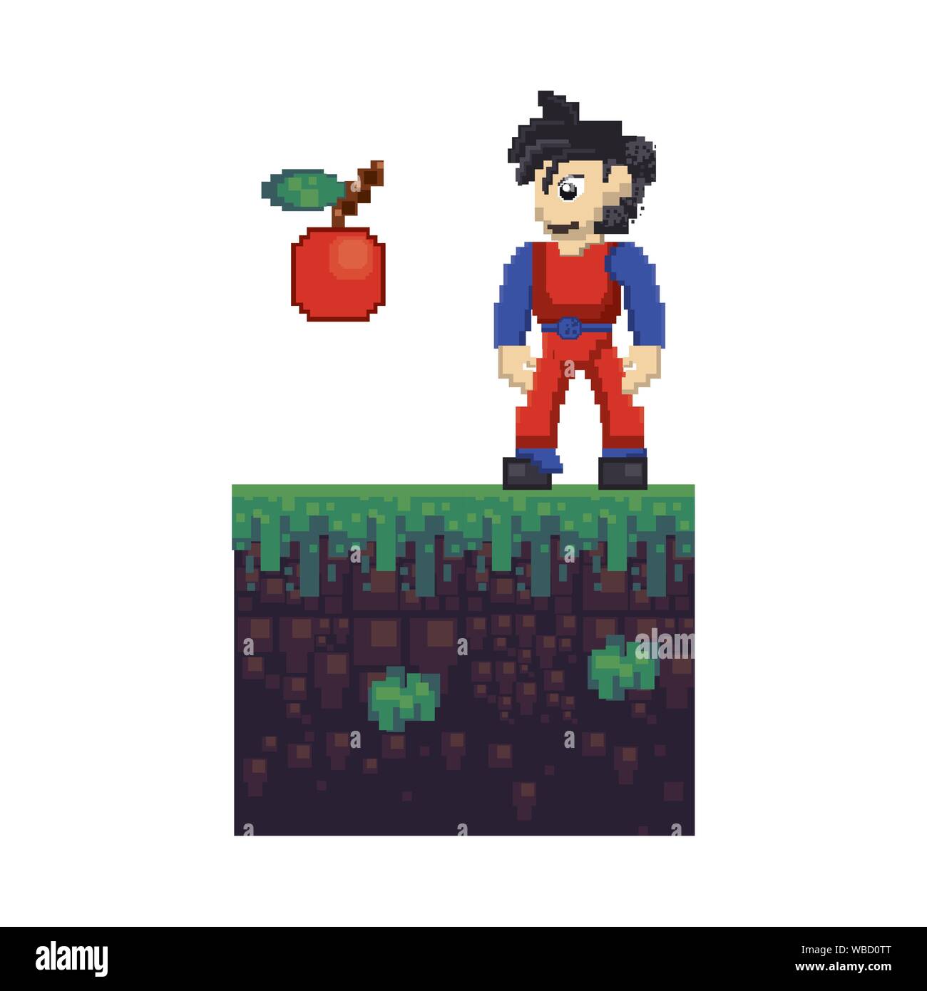 videogame pixelated retro art cartoon Stock Vector Image & Art - Alamy