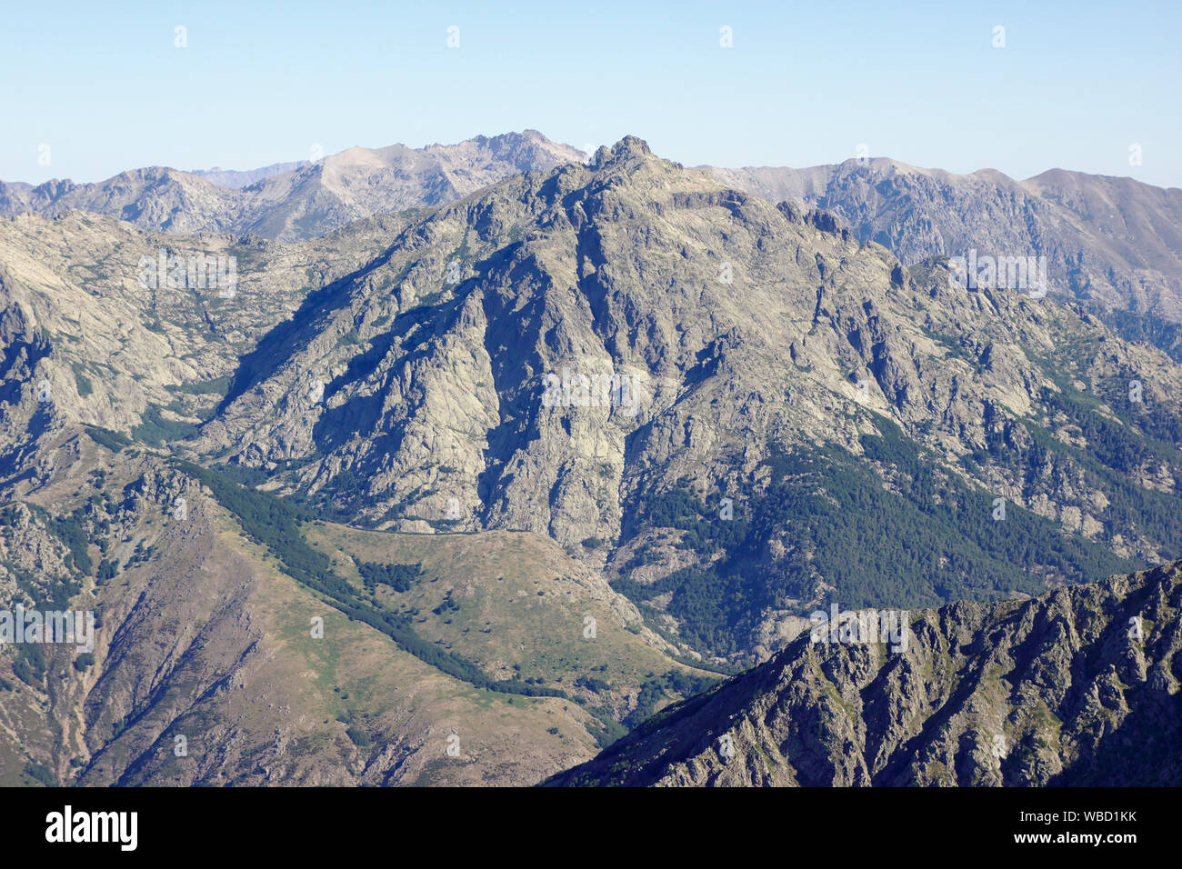 Monte d'Oro from Monte Renoso, France, Corsica Stock Photo - Alamy