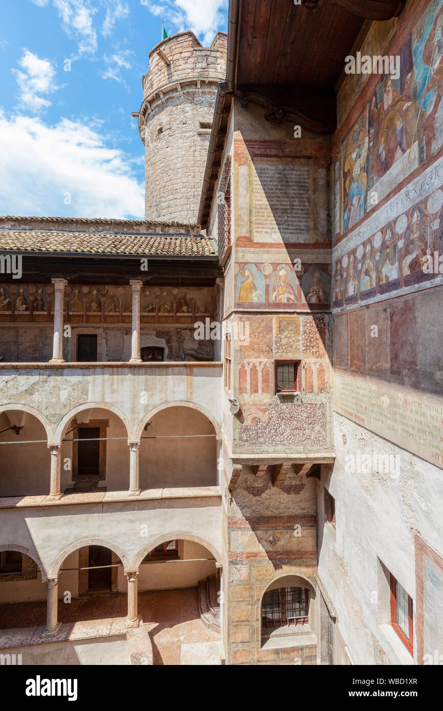 Trento (Italy) - Buonconsiglio castle Stock Photo - Alamy
