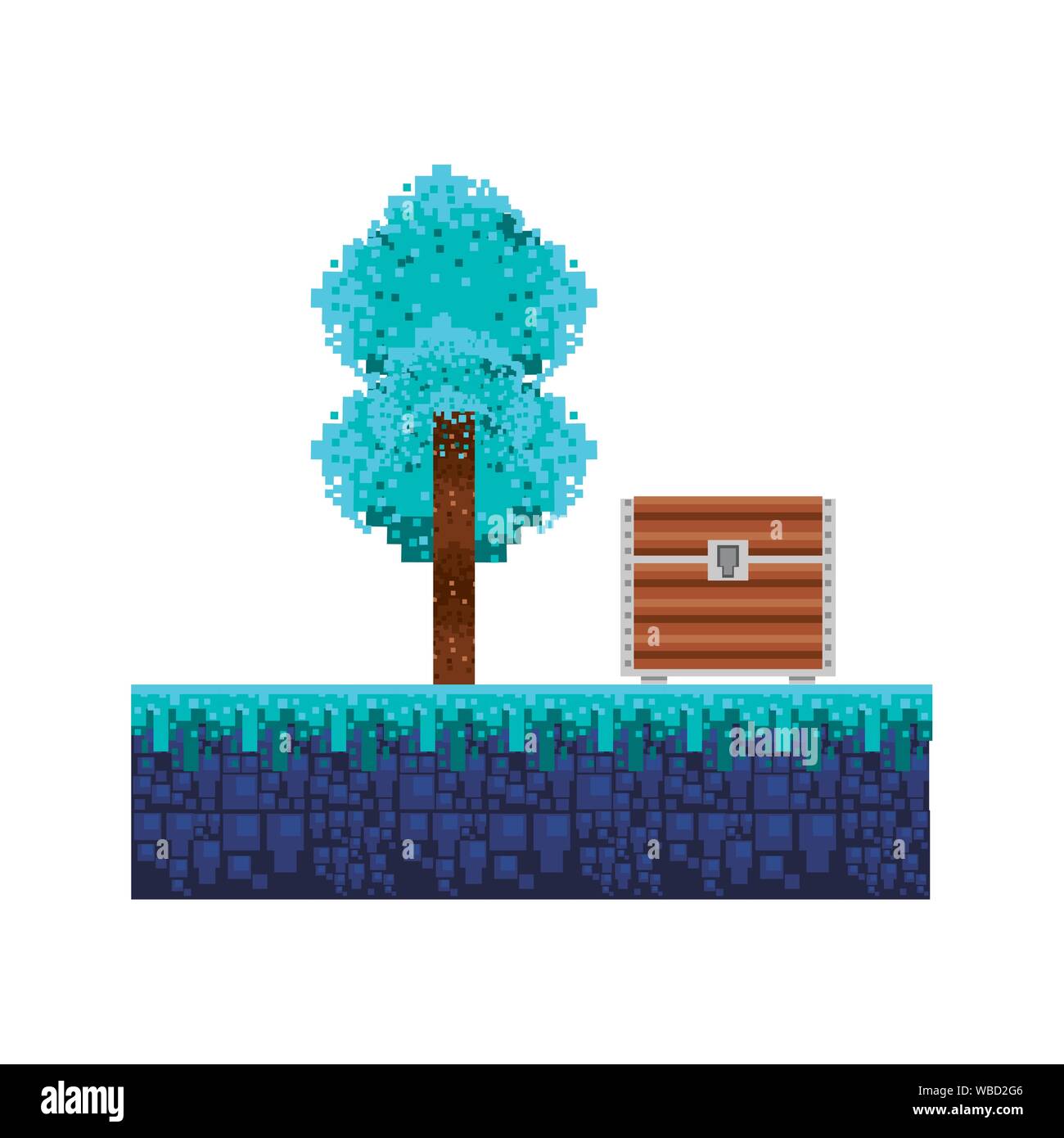 videogame pixelated retro art cartoon Stock Vector Image & Art - Alamy