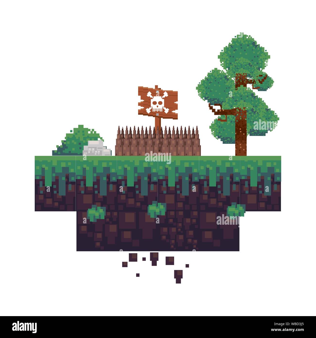 videogame pixelated retro art cartoon Stock Vector Image & Art - Alamy