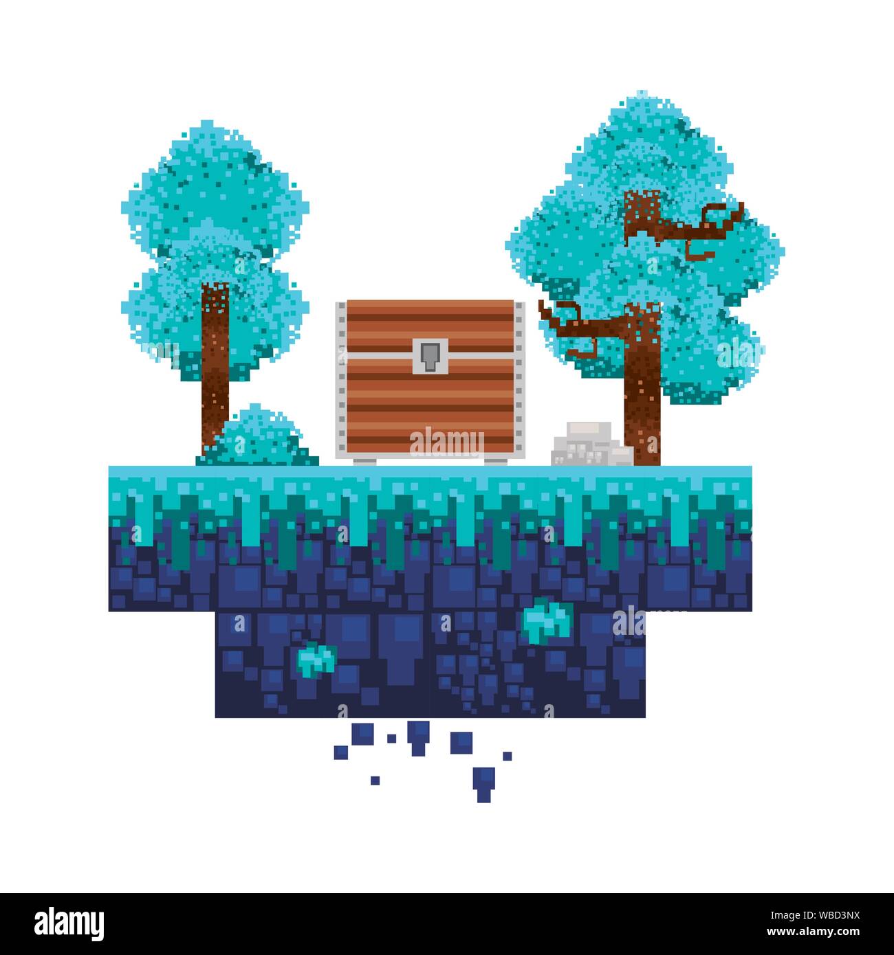 videogame pixelated retro art cartoon Stock Vector Image & Art - Alamy