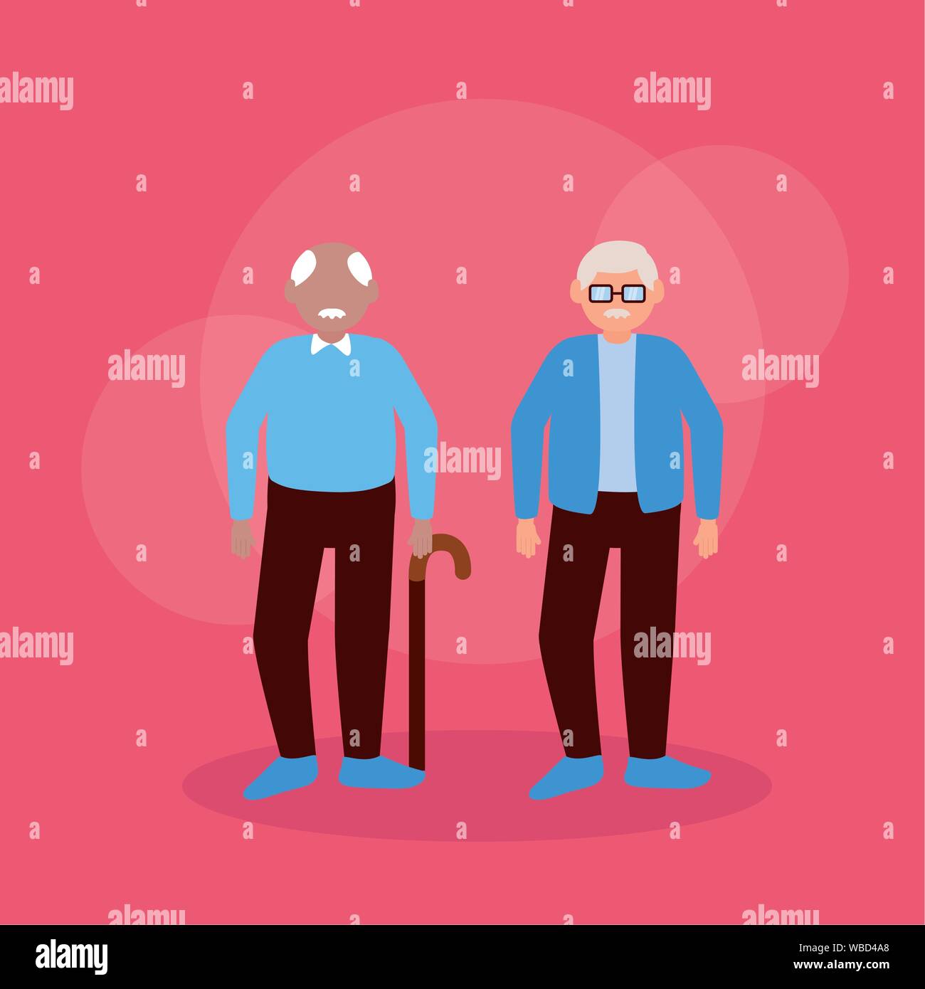 Grandparents day characters Stock Vector Images - Alamy