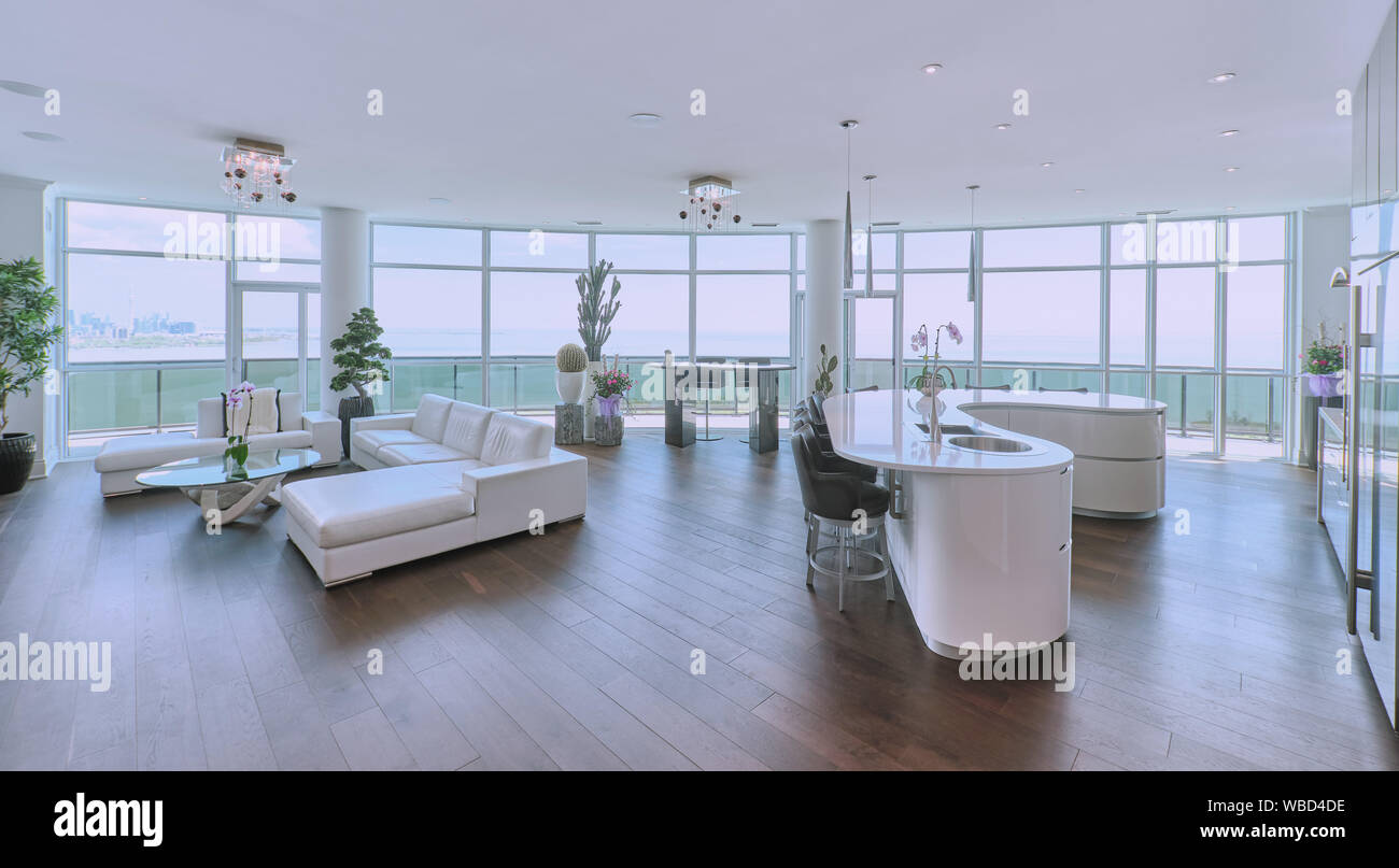 Toronto Waterfront Condo with lake views Stock Photo - Alamy