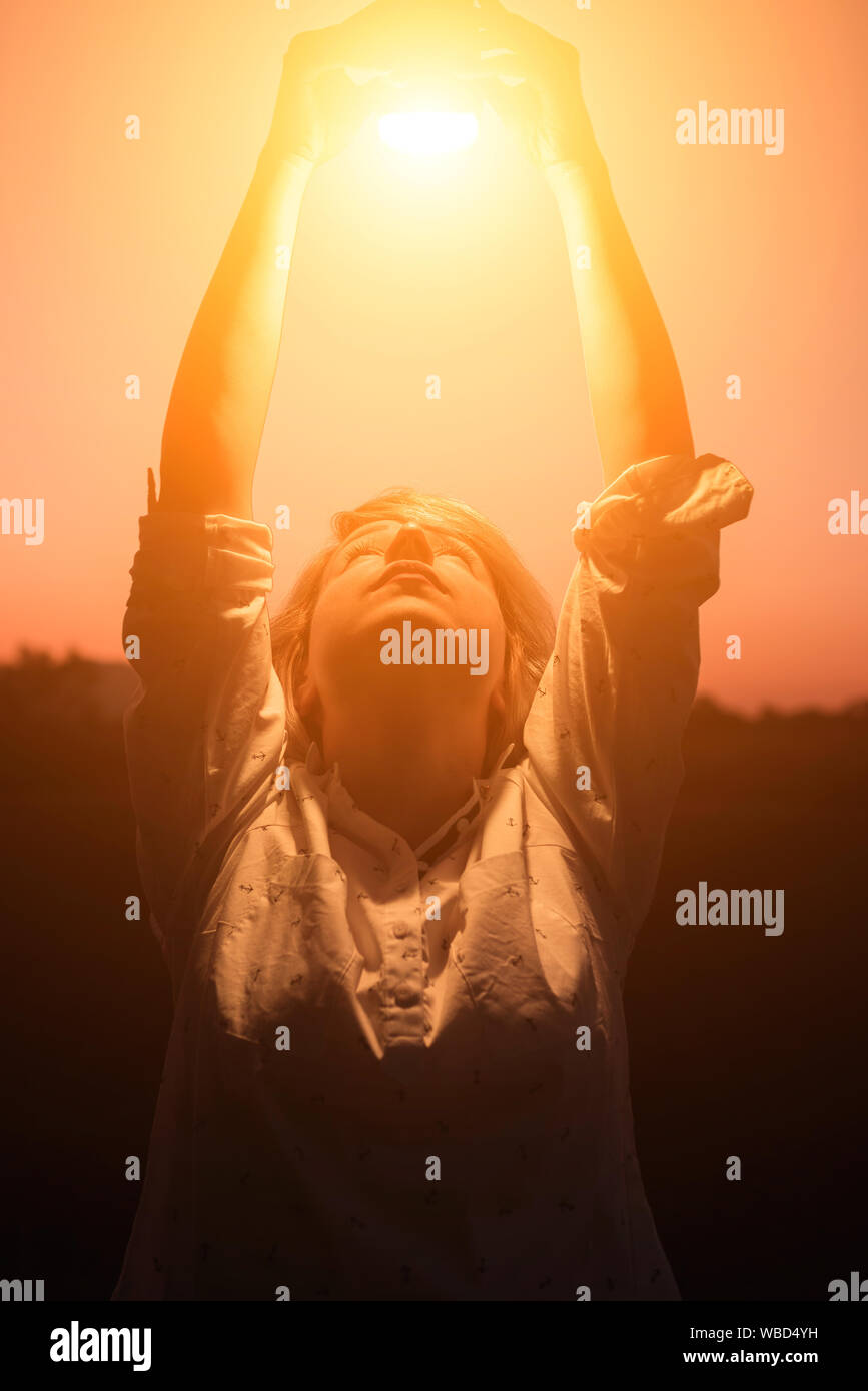 Raised source of light hi-res stock photography and images - Alamy