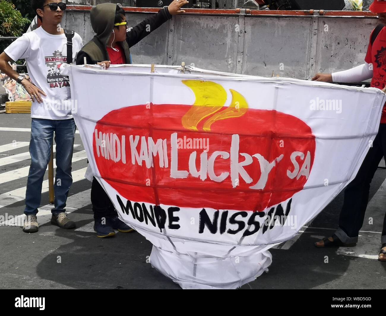 Manila, Philippines. 26th Aug, 2019. Different militant and labor ...