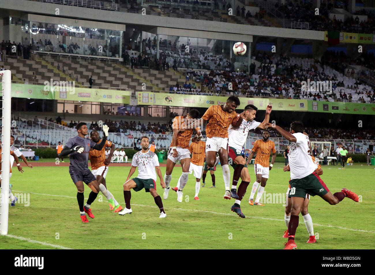 During the Durand Cup Final at Salt Lake Stadium.For the 1st time it ...