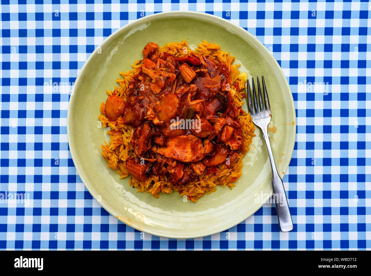 Kung Po chicken Stock Photo - Alamy