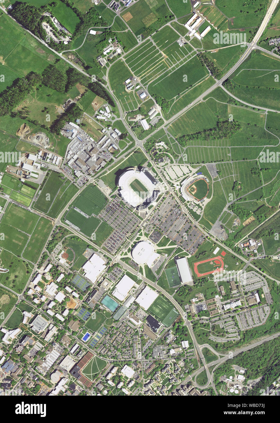 Aerial photography of Beaver Stadium, University Park, Pennsylvania ...
