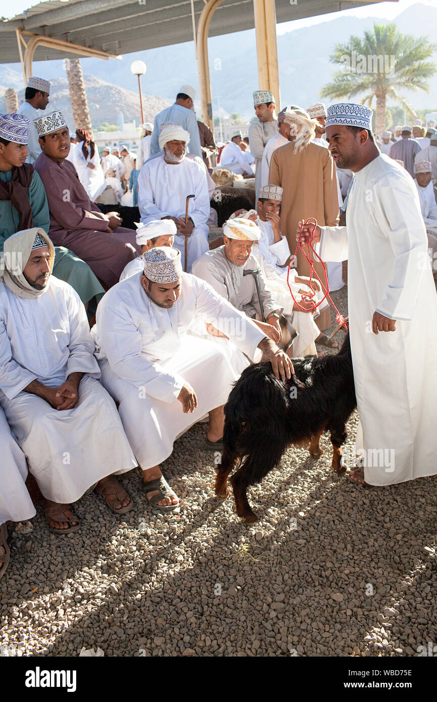 cattle market, Nizwa, Sultanate of Oman Stock Photo - Alamy