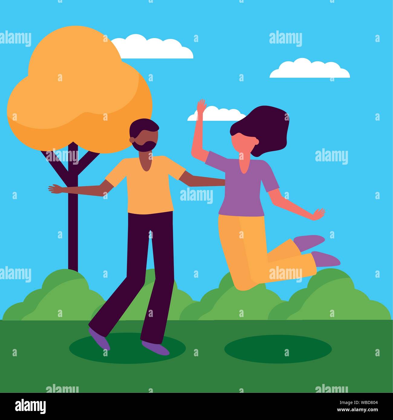 celebrating happy young people design Stock Vector Image & Art - Alamy