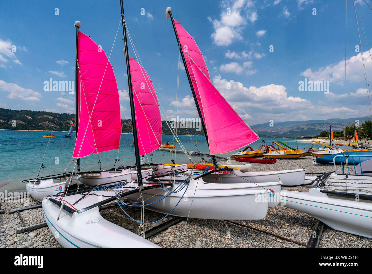 Lac de Sainte-Croix , Les Salles-sur-Verdon, Department Var, france ...