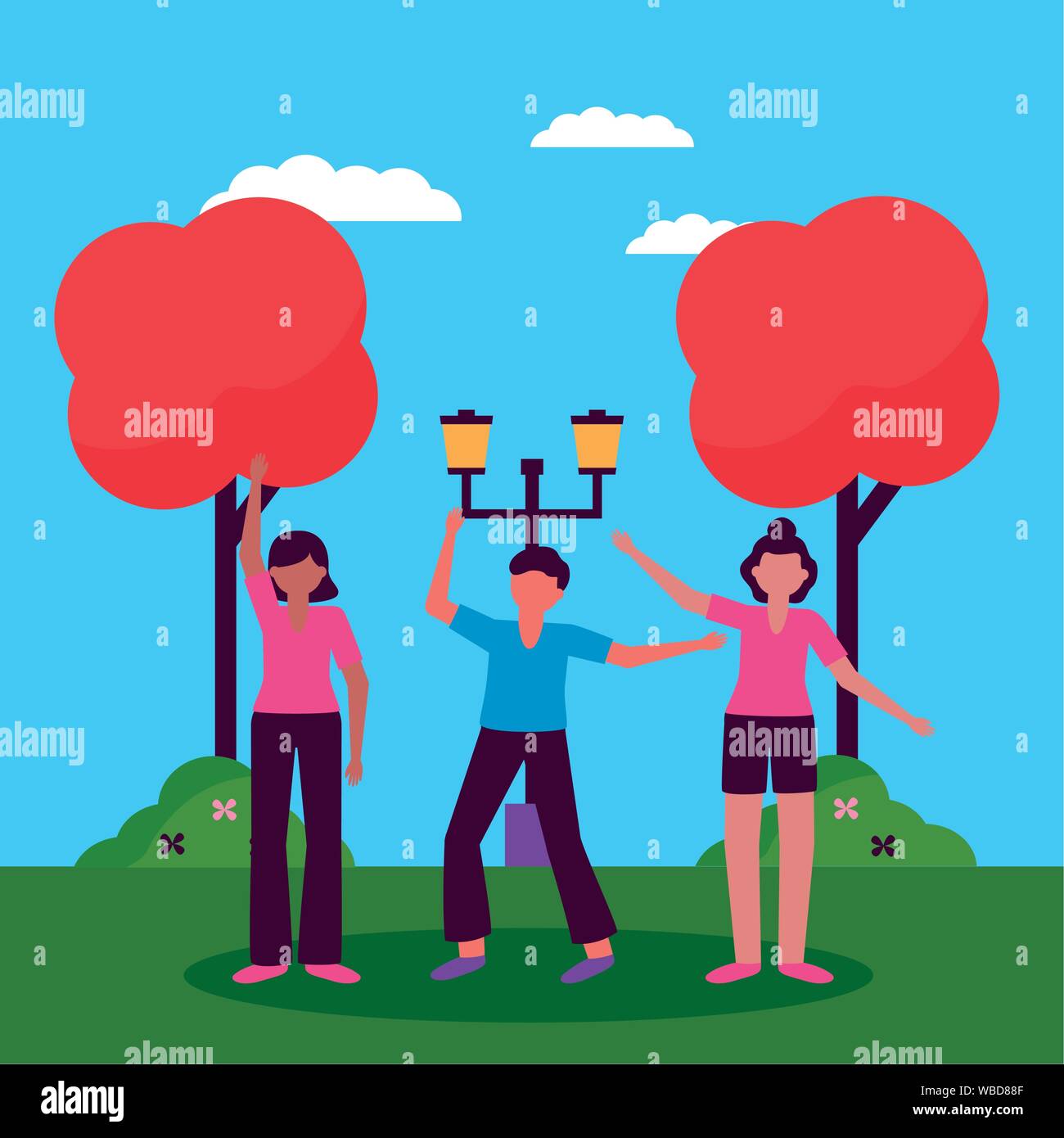 celebrating happy young people design Stock Vector Image & Art - Alamy