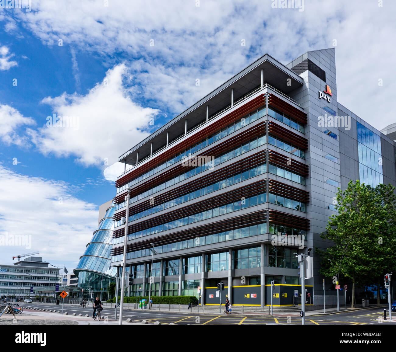 The offices of Pricewaterhouse Cooper (PWC) at Spencer Docks on the ...