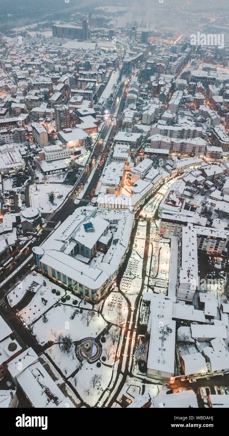 Aerial beautiful shot city on hi-res stock photography and images - Alamy