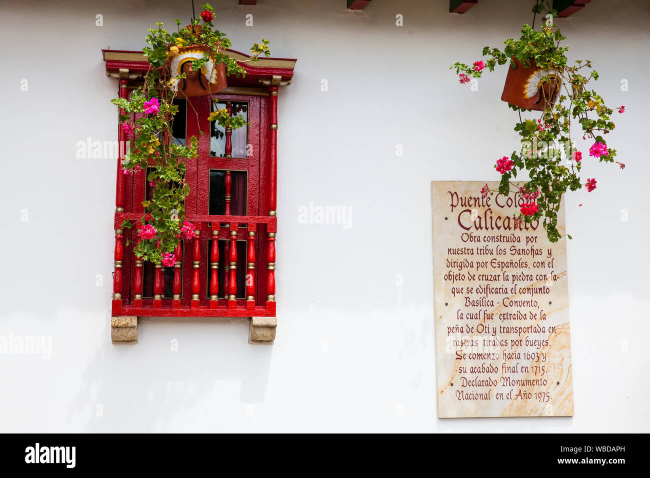 MONGUI, COLOMBIA - AUGUST, 2019: Sign telling the story of the Royal ...
